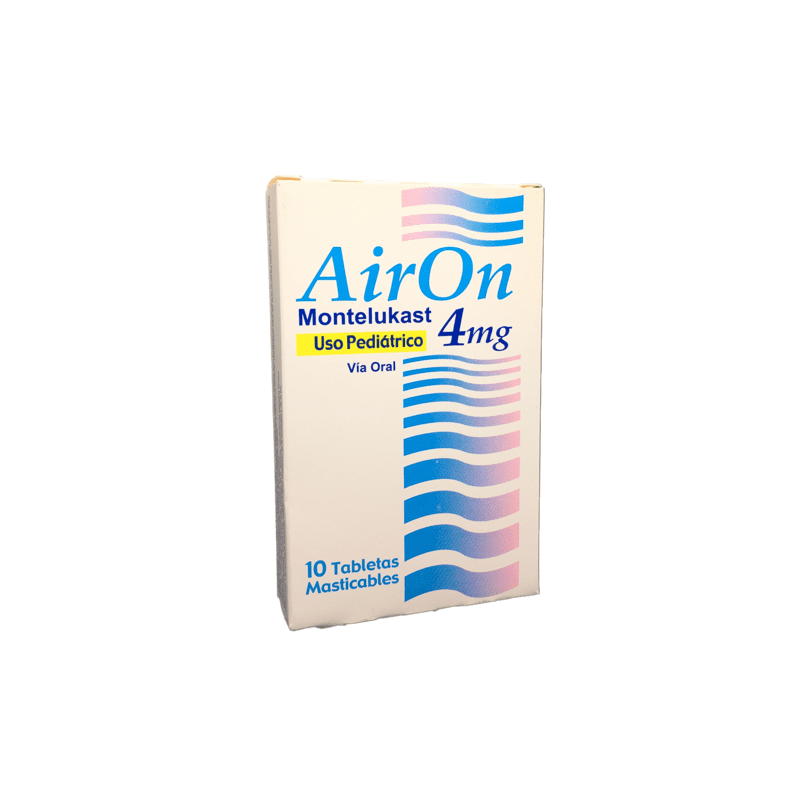 AIRON 4MG X 10 TAB MASTICABLE PEDIATRICO OFTALMI (MONTELUKAST)